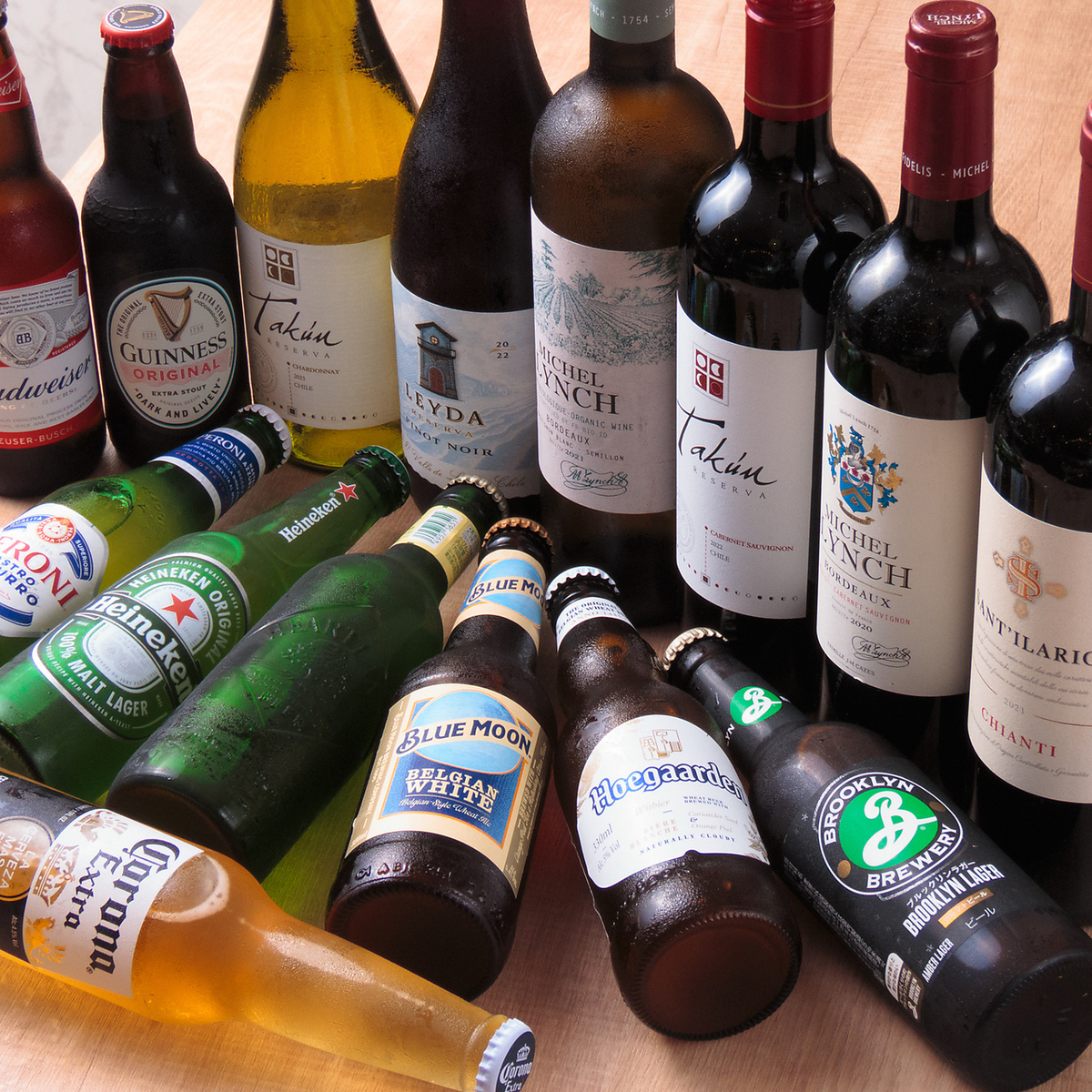 【17時から19時までハッピーアワー】2時間単品飲み放題 2,000円(税込)→1,650円(税込) | SHARI s シャリーズ ...