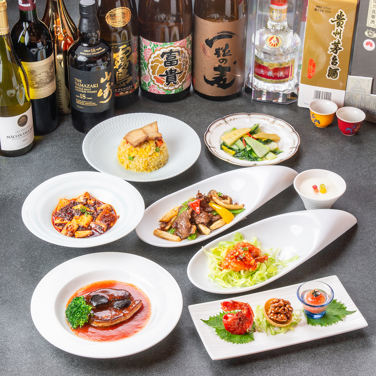 『季節限定コース』フォアグラのソテーや麻婆豆腐含8品 2時間飲み放題付き7500円⇒6500円 | 創作料理 YAESU BISTRO