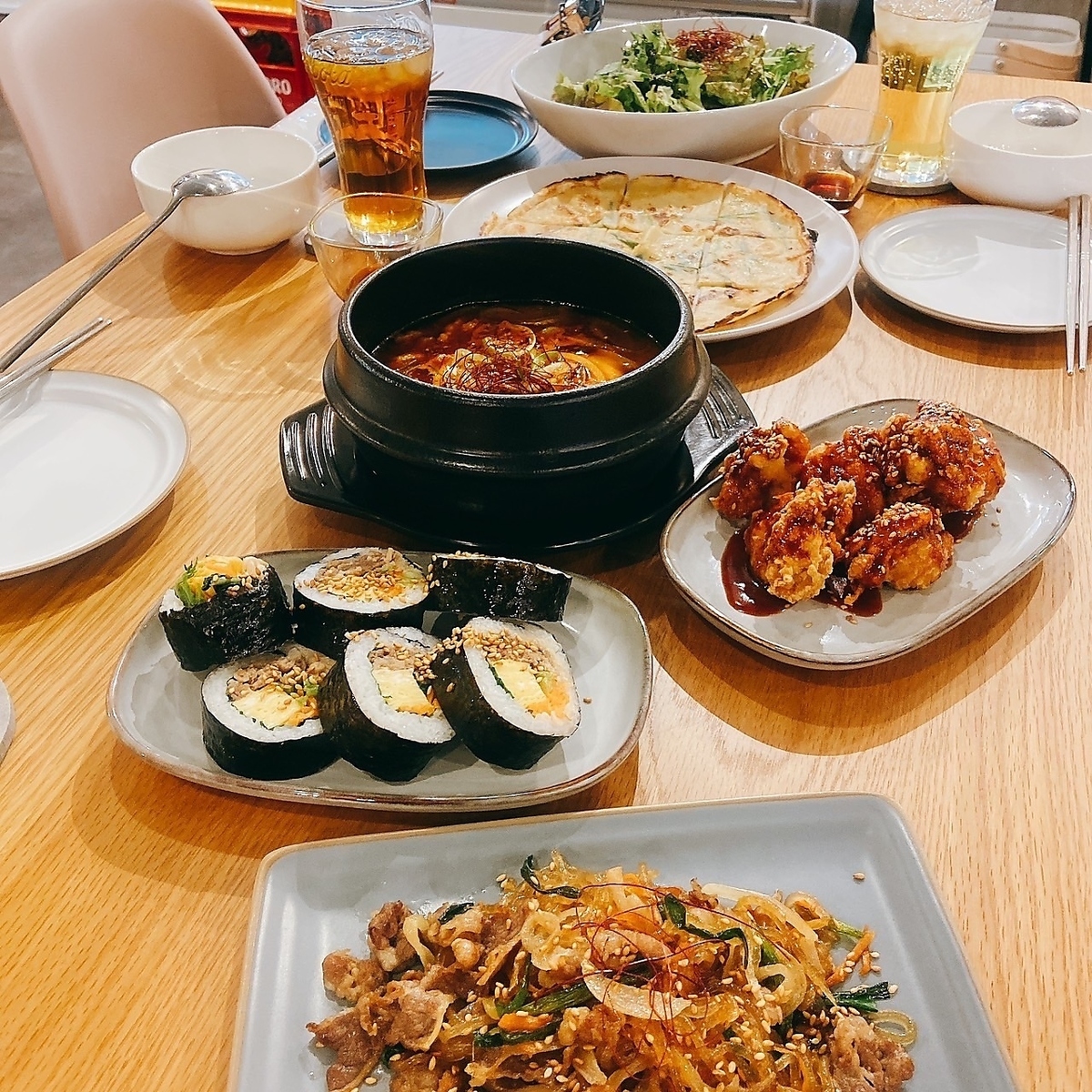 《女子会やママ会、お友達とのご利用に おすすめ！ランチコース》2200円 2名様から | KOREAN DINING MONJO コリアン ダイニング モンジョ